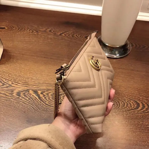 Gucci Gg Marmont Mini Chain Bag
