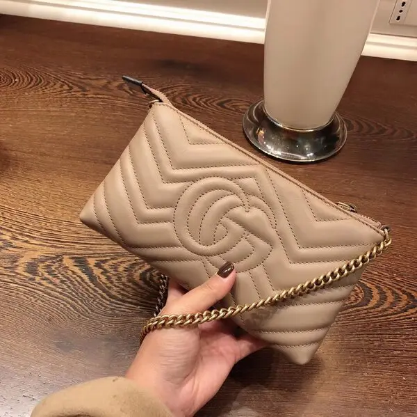 Gucci Gg Marmont Mini Chain Bag