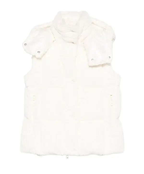 Moncler Logo Patch Hooded Gilet