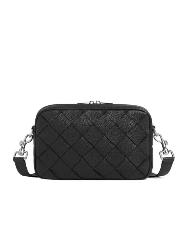 Bottega Veneta Intrecciato Camera Bag - Black