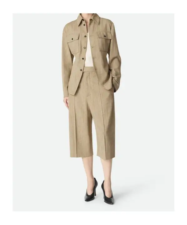 Bottega Veneta Viscose Silk Shirt Jacket
