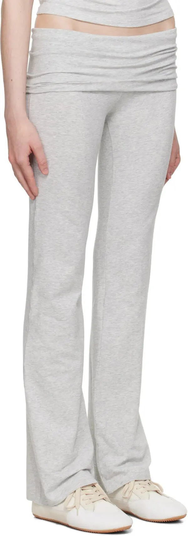 SKIMS Plain Knitted Casual Trousers