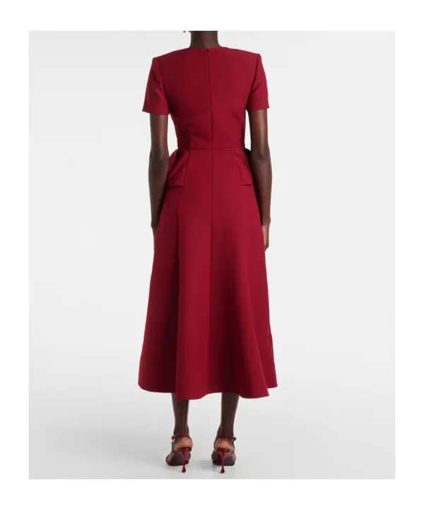 Roland Mouret Crepe Midi Dress