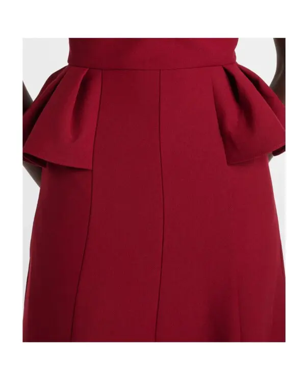 Roland Mouret Crepe Midi Dress