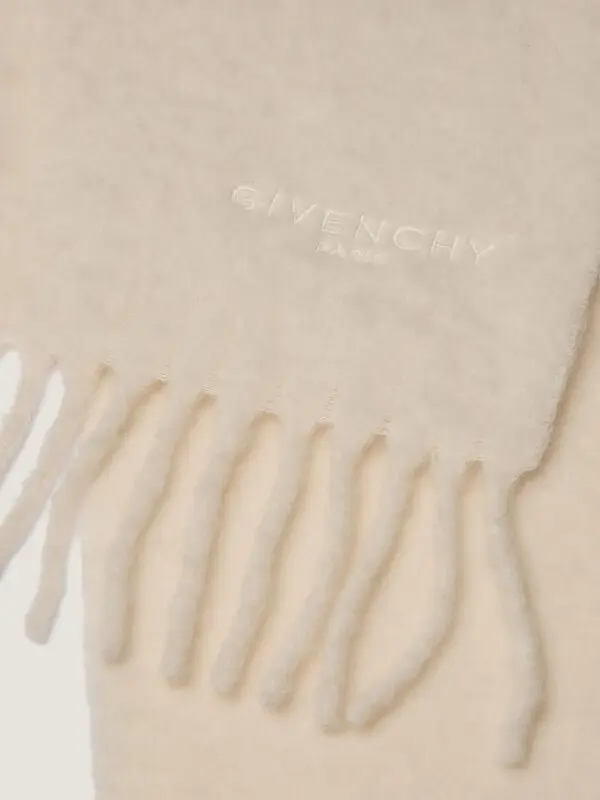 Givenchy Paris Large Scarf In Alpaca Wool