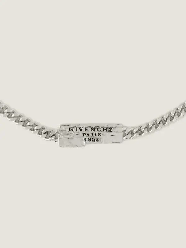 Givenchy Metal And Enamel Tape Necklace