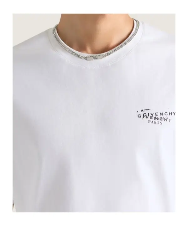 Givenchy Metal And Enamel Tape Necklace