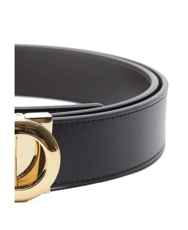 FERRAGAMO Double-sided Adjustable Gancini Belt