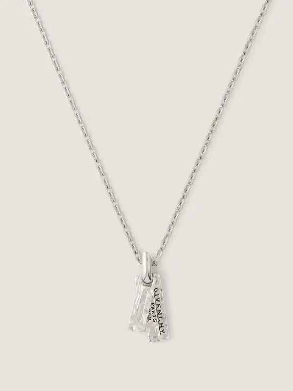 Givenchy Tape Necklace In Metal And Enamel