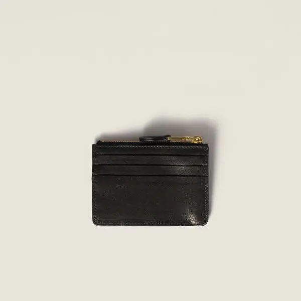 Miu Miu Nappa Leather Card Holder
