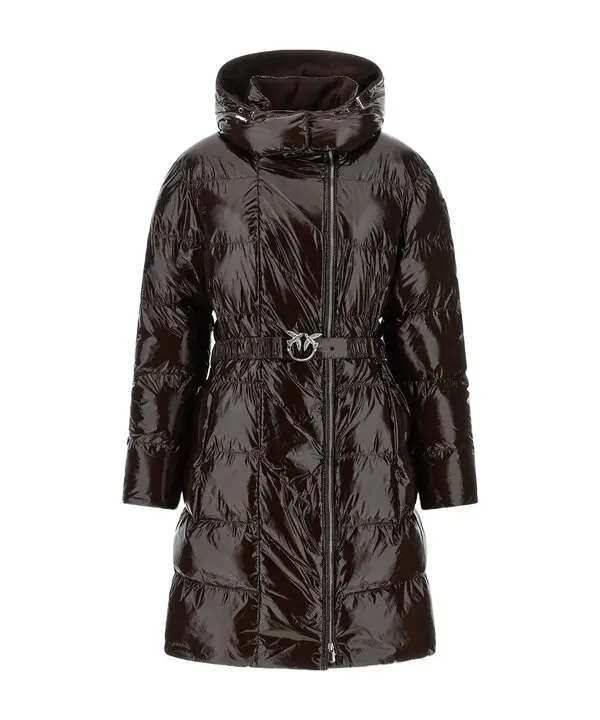 Pinko Love Birds Belted Down Jacket