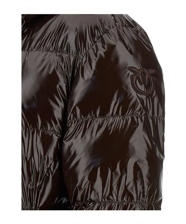 Pinko Love Birds Belted Down Jacket