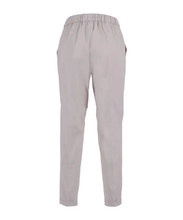 Antonelli Firenze Casual Trousers With An Elasticated Waistband And Rolled Hems