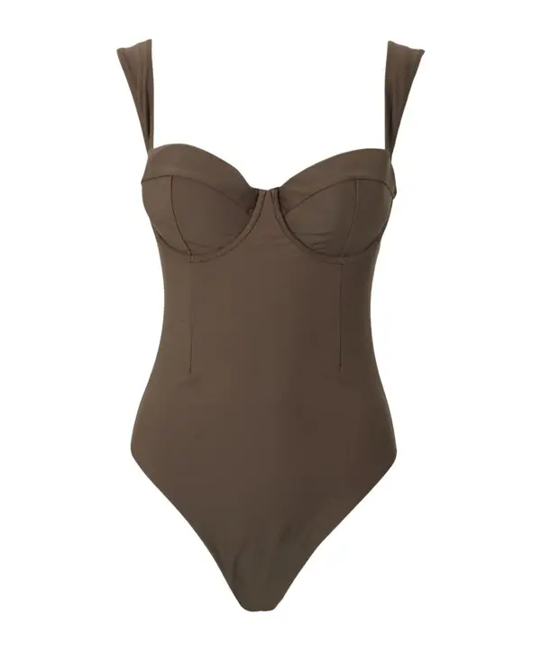 Simkhai Kyle Bustier One-piece Swimsuit