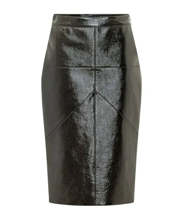 LANVIN Coated Midi Skirt