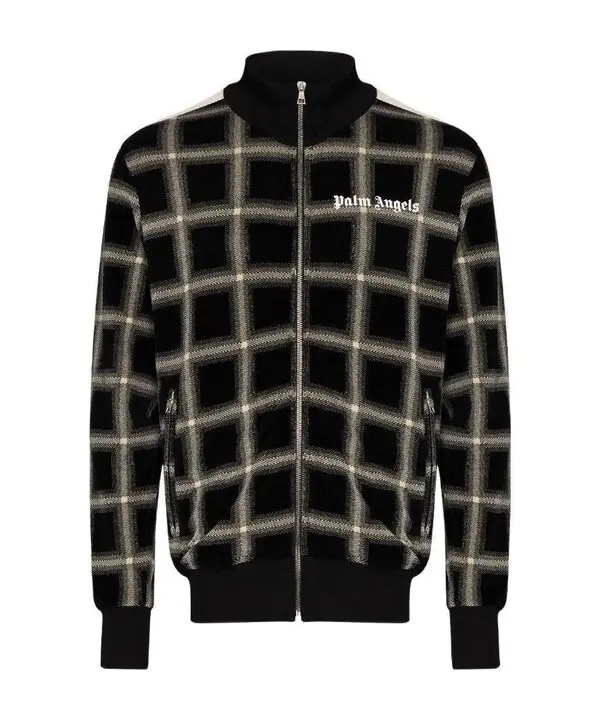 Palm Angels Checked Track Jacket