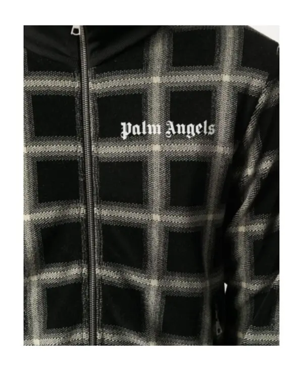Palm Angels Checked Track Jacket
