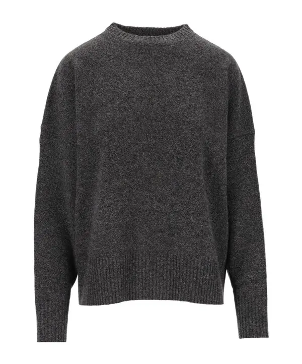 Loulou De Saison Anton Crewneck Knitted Sweater - Grey