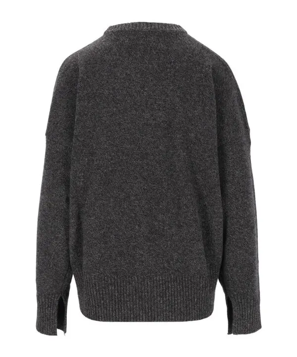 Loulou De Saison Anton Crewneck Knitted Sweater