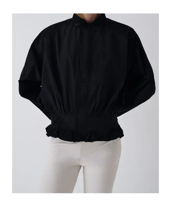 Gimaguas Ruffled Waist Jacket