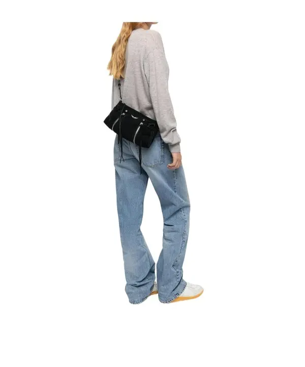 Zadig&Voltaire Madison Mini Suede Shoulder Bag - Black