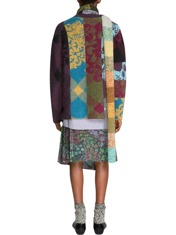 Dries Van Noten Patchwork Wool Sweater
