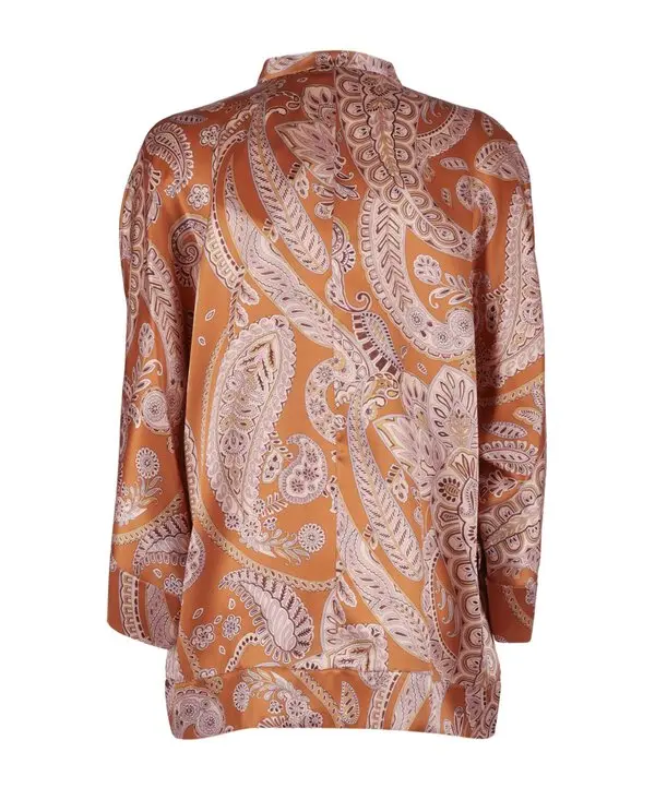 Antonelli Firenze Paisley-print Silk Blouse