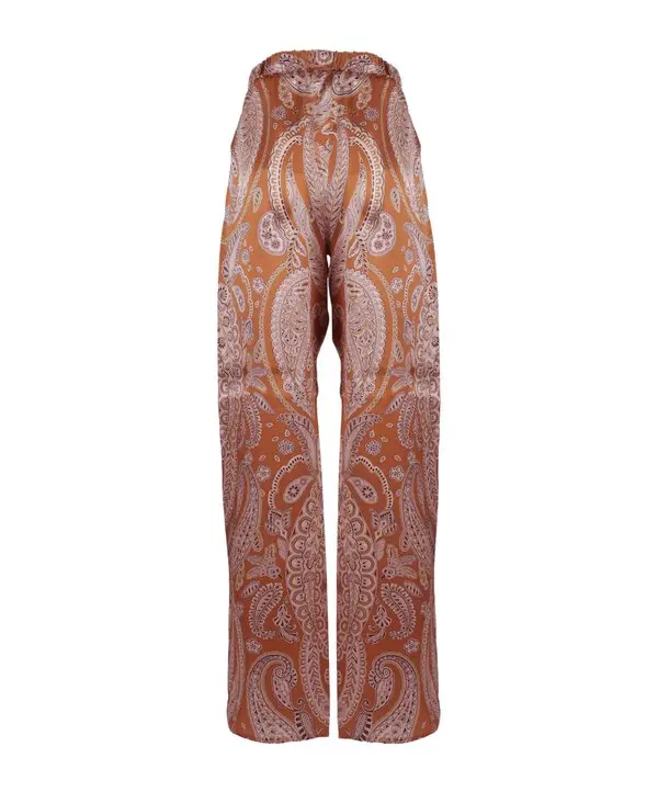 Antonelli Firenze Paisley Print Casual Trousers