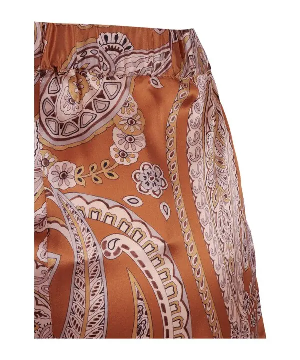 Antonelli Firenze Paisley Print Casual Trousers