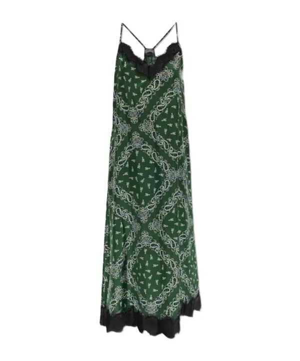 Zadig&Voltaire Respa Silk Bandana Slip Dress