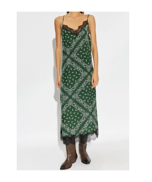 Zadig&Voltaire Respa Silk Bandana Slip Dress