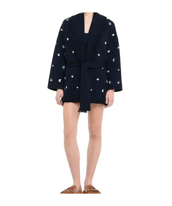 Alanui Echoes Of The Bandana Cardigan