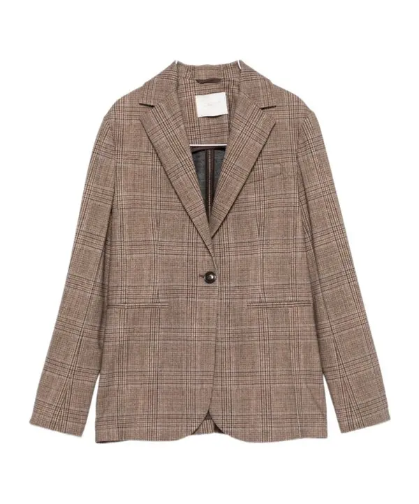 CIRCOLO 1901 Checked Single-breasted Blazer