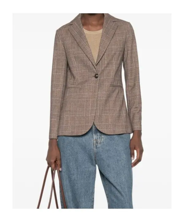CIRCOLO 1901 Checked Single-breasted Blazer