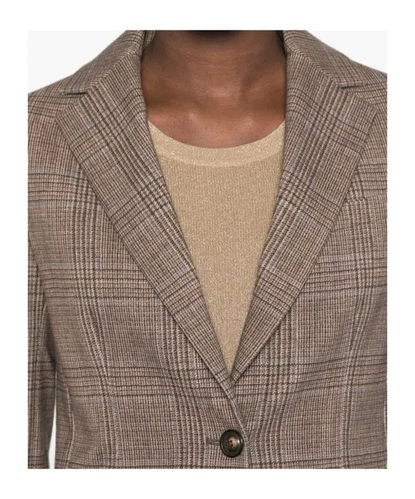 CIRCOLO 1901 Checked Single-breasted Blazer