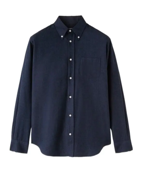 Loro Piana Long Sleeved Buttoned Shirt - Black