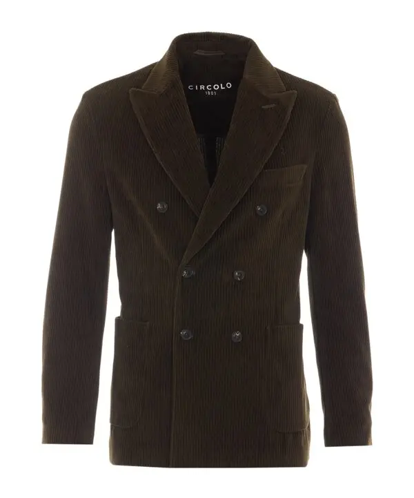 CIRCOLO 1901 Double-breasted Corduroy Blazer