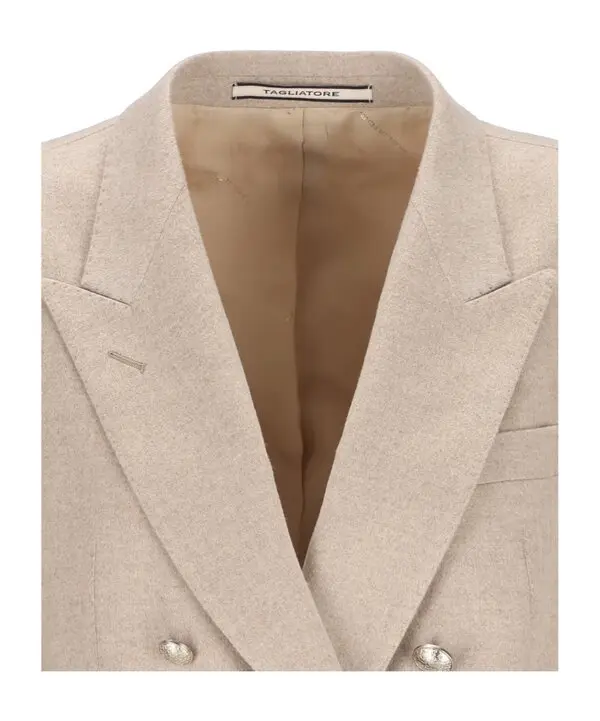 Tagliatore Double-breasted Peak Lapel Blazer