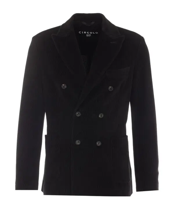 CIRCOLO 1901 Long-sleeve Double-breasted Blazer