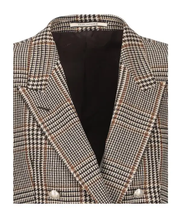 Tagliatore Checked Double-breasted Blazer