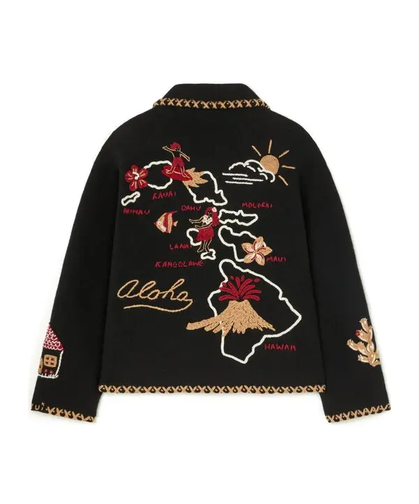 Alanui Remember Me Jacket - Black/camel