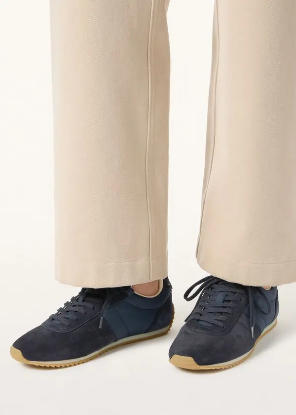 Loro Piana Fast Walk Sneaker - Navy Blue