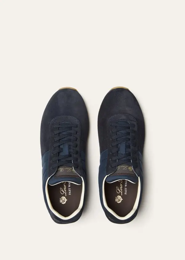 Loro Piana Fast Walk Sneaker - Navy Blue