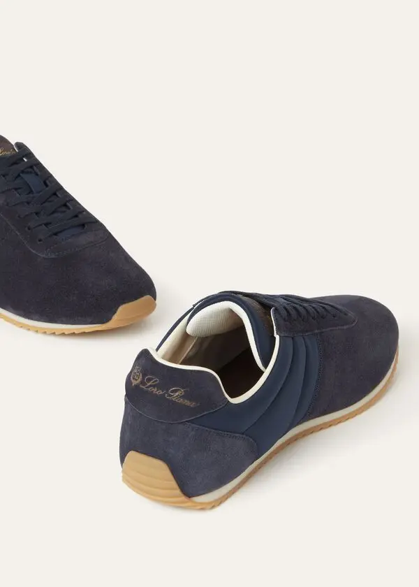 Loro Piana Fast Walk Sneaker - Navy Blue