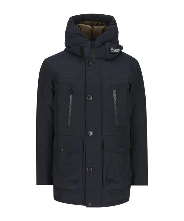 Woolrich Hooded Zip-front Coat