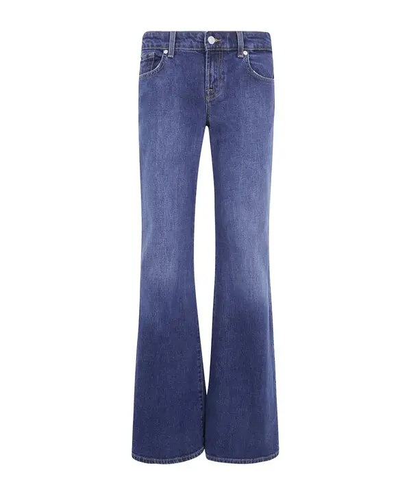 7 For All Mankind Low-rise Flared Jeans