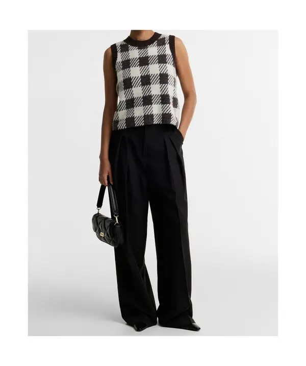 Barbour Gingham Knit Waistcoat
