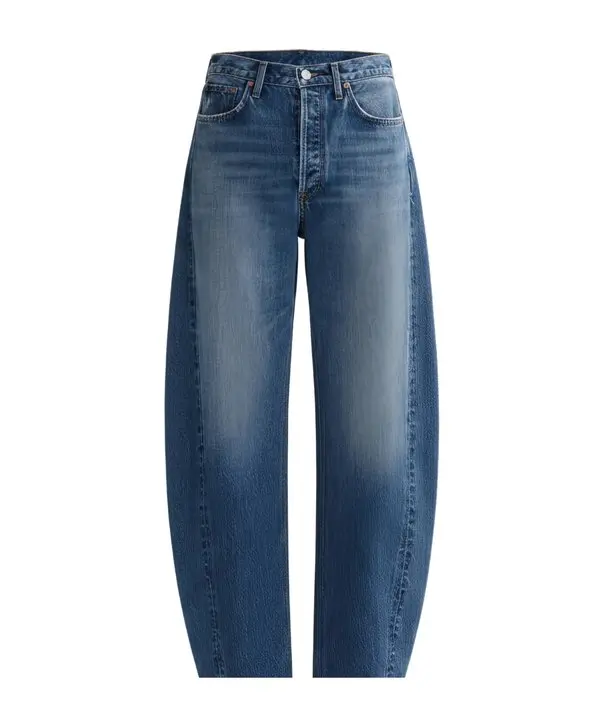AGOLDE Balloon High-rise Wide-leg Jeans - Blue