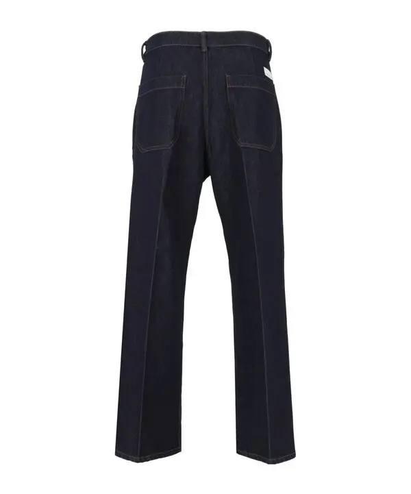 NINE:INTHE:MORNING Pleated Straight-leg Jeans
