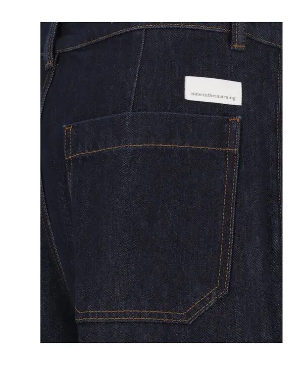 NINE:INTHE:MORNING Pleated Straight-leg Jeans